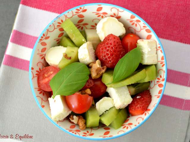 Recettes de Salade de fraises et Tomates