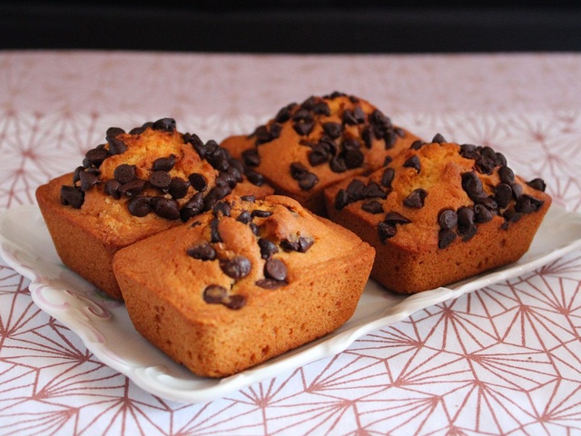 Recettes de Mini Cakes et Pépites de chocolat