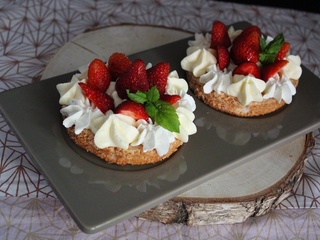 Recettes de Dacquoise et Fraises