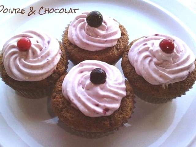 Les Meilleures Recettes de Fruits rouges et Cupcakes