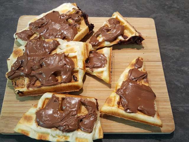 Recettes de Gaufres et Nutella