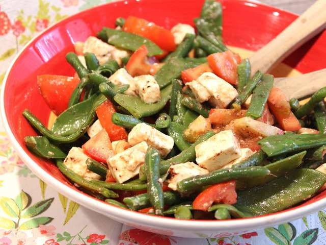 Recettes de Salade aux haricots verts et Salade aux haricots