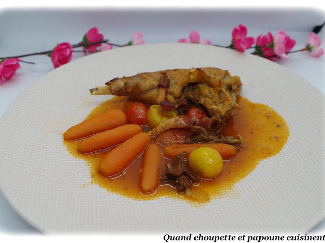Recettes de Lapin de Quand Choupette et Papoune cuisinent