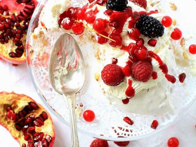 Recettes de Pavlova de Quatre saisons au jardin