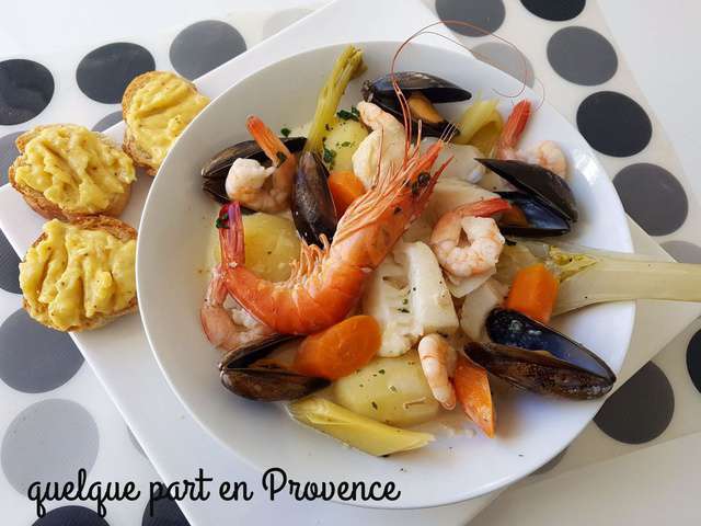 Recettes de Marmite de la mer de Quelque part en Provence