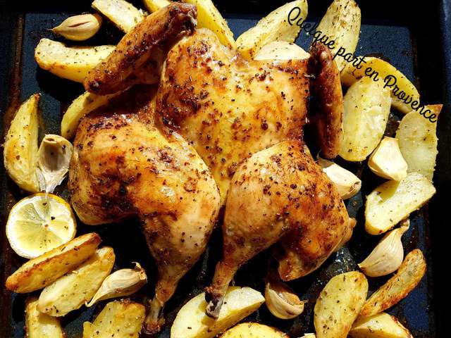 Recettes de Poulet rôti de Quelque part en Provence