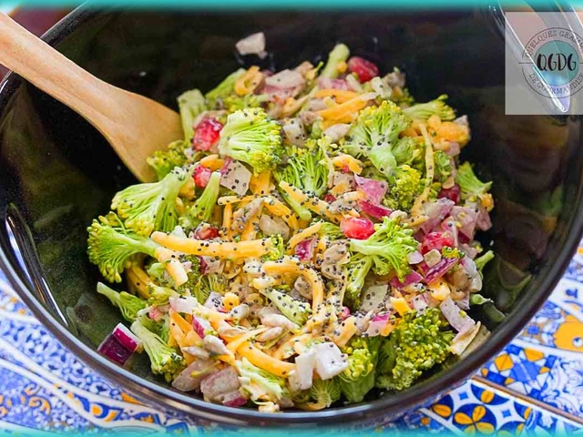 Recettes de Salade de brocolis de QuelquesGrammesDeGourmandise