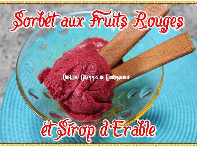 Recettes de Sorbets de QuelquesGrammesDeGourmandise