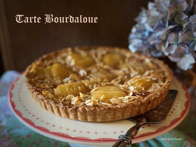Recettes de Tarte Bourdaloue de Quoi qu'on mange