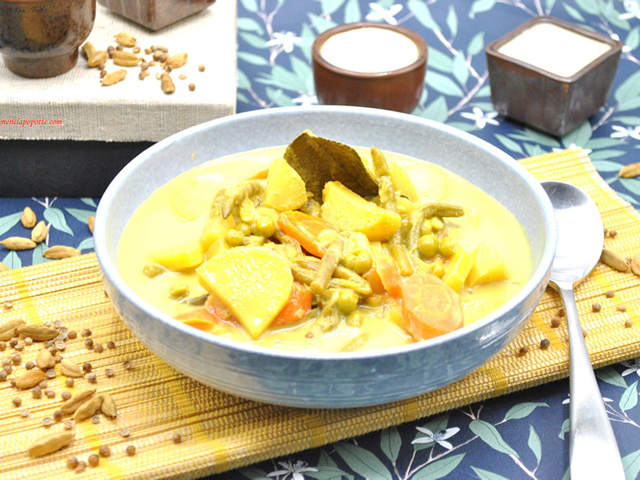 Recettes de Curry de légumes de Ramenelapopotte