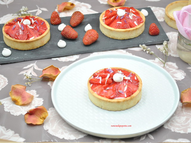 Recettes de Defi Desserts aux Fleurs de Ramenelapopotte