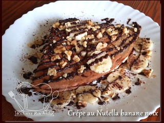 Recettes de Crêpe et Nutella