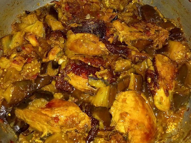 Recettes d'Aubergines et Poulet