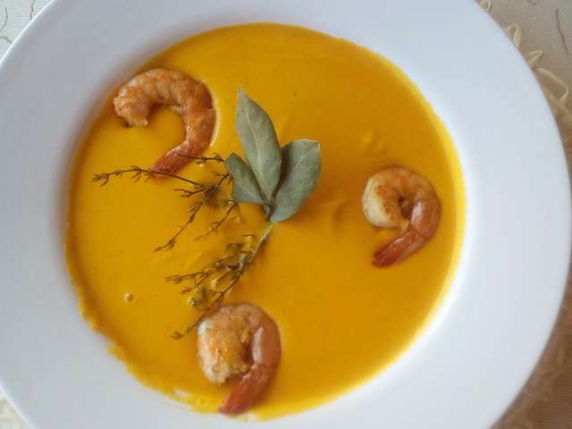 Recettes de Soupe au potiron et Pomme de terre