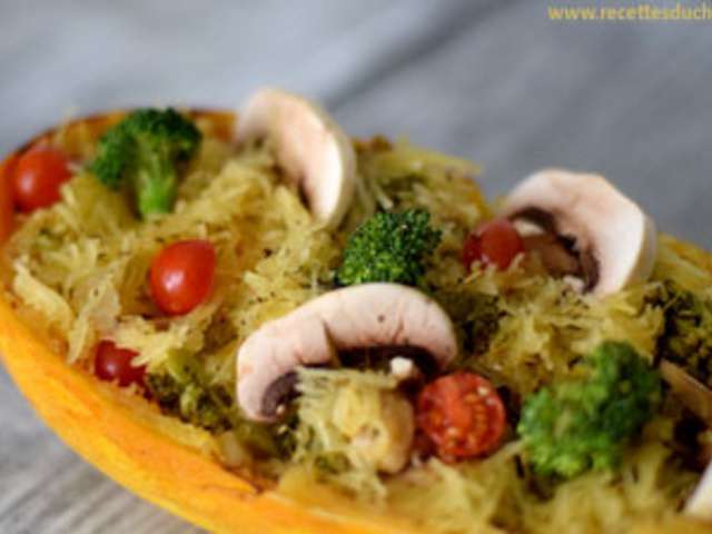 Recettes de Courge Spaghetti de Recettes du Chef