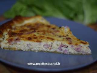 Recettes de Quiche aux lardons