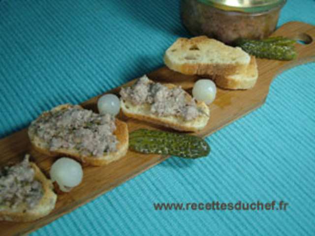Recettes de Terrine de porc de Recettes du Chef