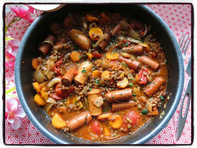 Recettes de Curry de lentilles de Recettes faciles - Les gâteaux de Stéph