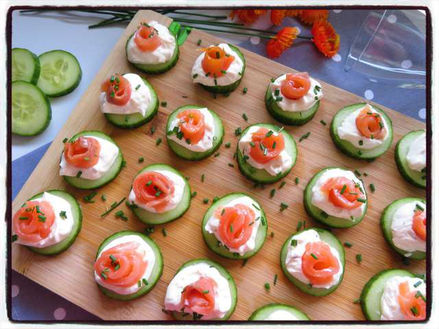 Recettes de Toasts et Saumon