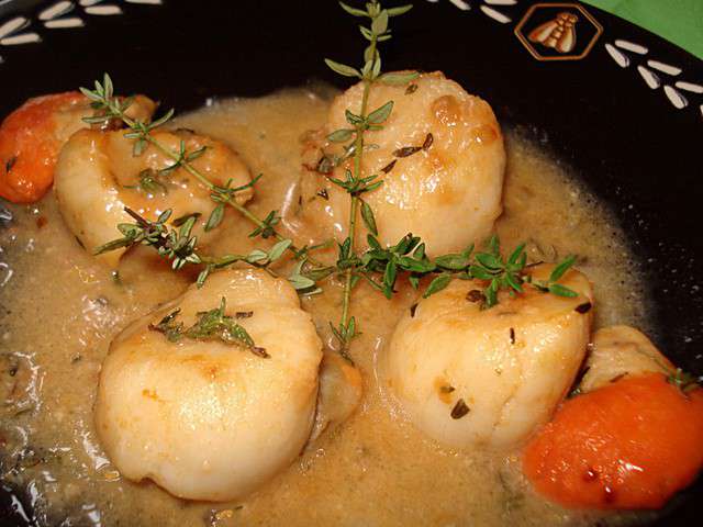 Recettes de St Jacques et Coquillages et Crustacés