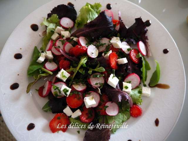 Recettes de Salade de fraises de Reinefeuille