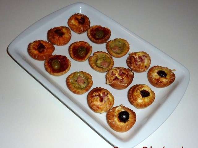 Recettes de Mini-quiches de Rose Rhubarbe