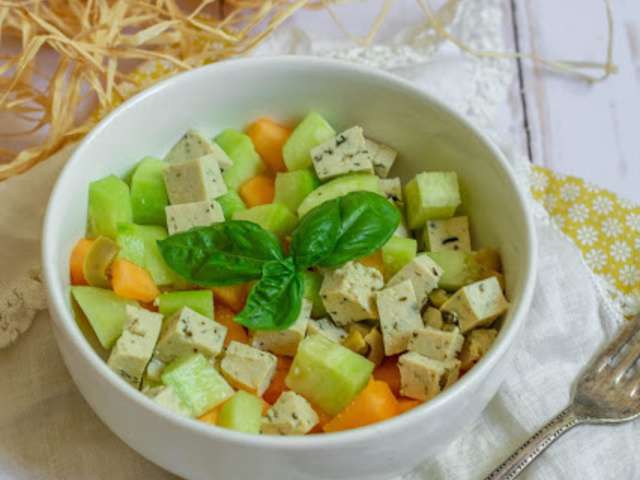 Recettes de Salade de concombre et Melon