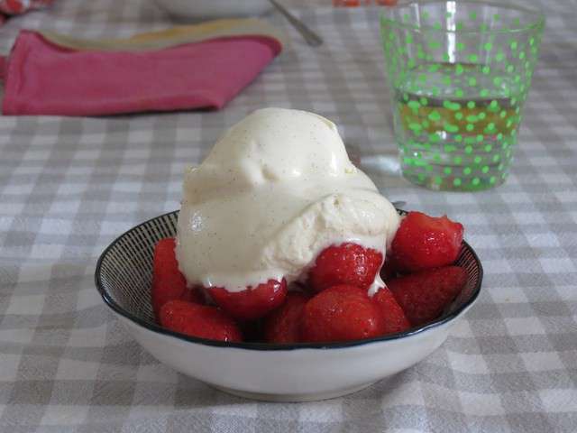 Recettes de Glace à la vanille de Saperlicroquette