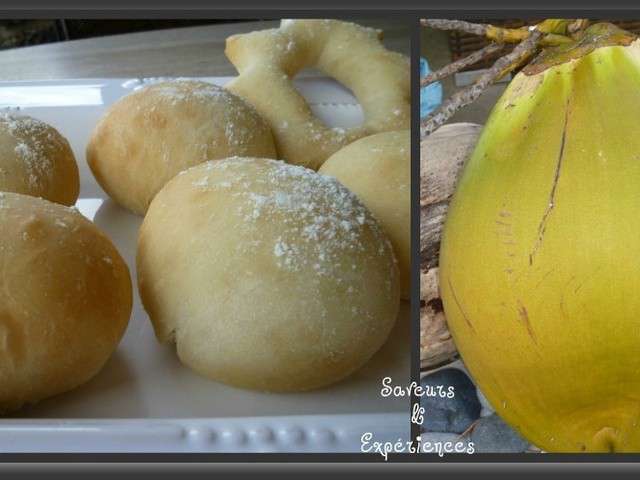 Recettes d'Eau de coco et Pain