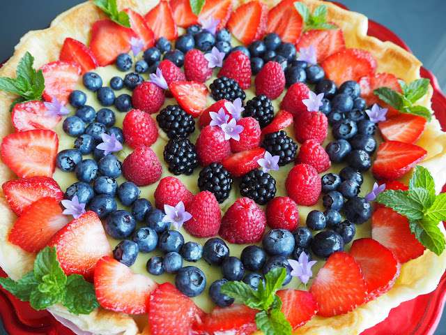 Recettes de Tarte aux Fruits Rouges et Crèmes