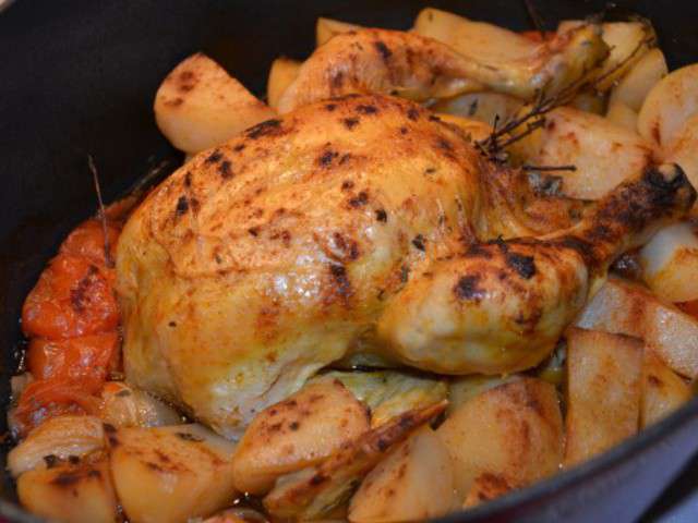 Recettes de Poulet rôti de Sevencuisine