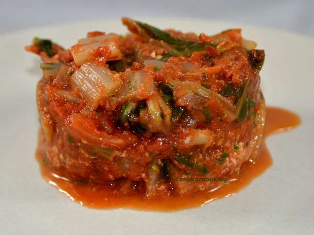 Recettes de Blettes et Sauce tomate