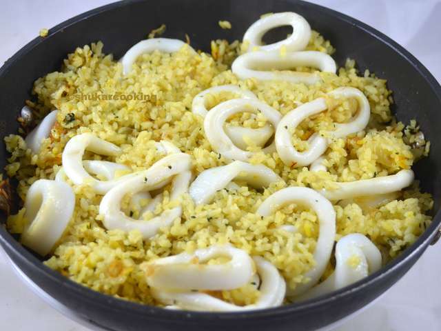 Recettes de Calamars et Riz
