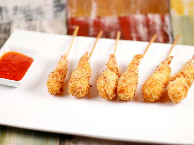 Recettes de Panko et Crevettes