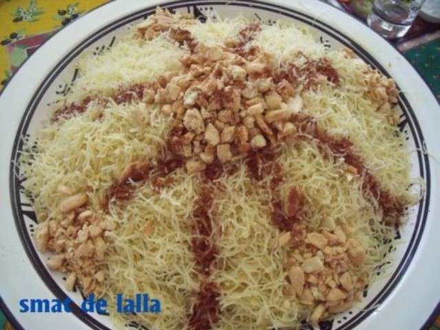 Recettes de Seffa de smat de lalla