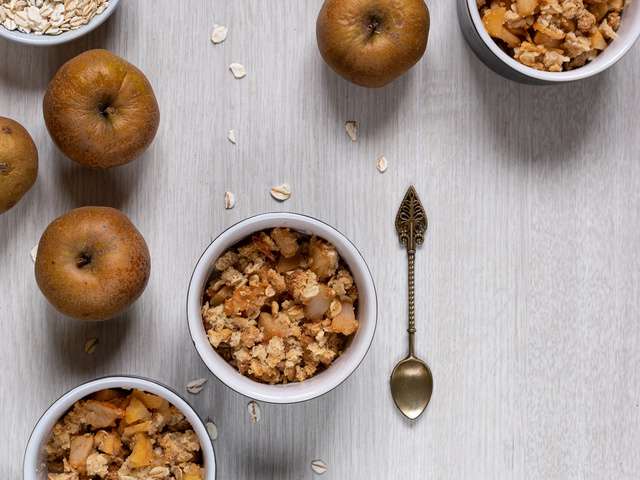 Recettes de Crumble aux Pommes de So Foodista