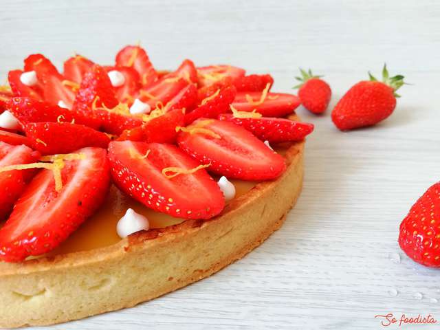 Recettes de Tarte aux Fraises de So Foodista