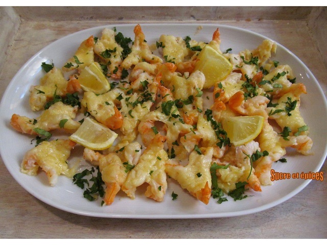 Recettes de Crevettes et Fromage