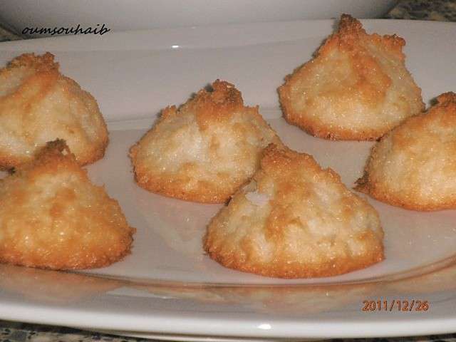 Recettes de Rochers à la noix de coco de le sucré salé d'oumsouhaib