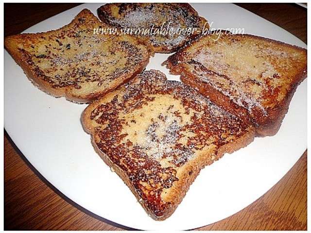 Recettes de Pain perdu de Sur ma table