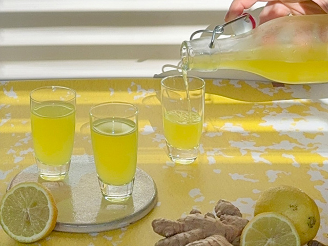 Recettes de Shot et Gingembre