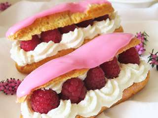 Recettes d'Éclair et Framboises