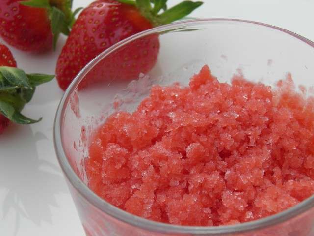 Les Meilleures Recettes de Granité et Fraises
