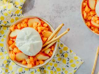 Recettes de Salade de melon et Burrata