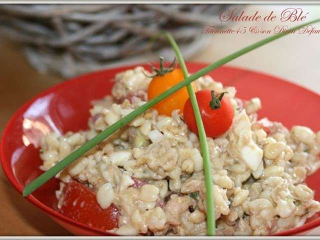 Recettes de Salade de blé de TITOUNETTE45