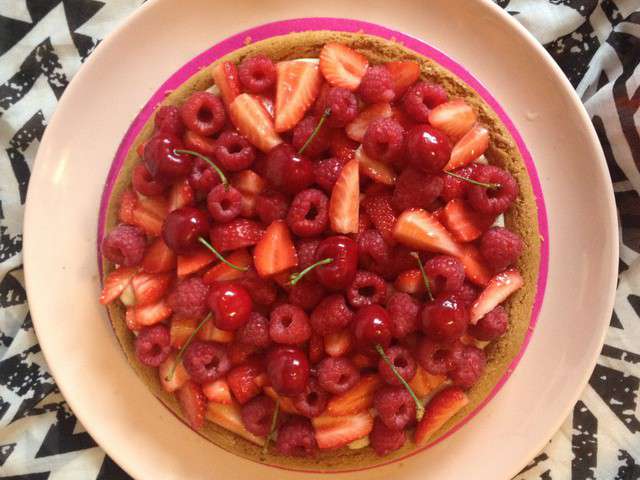 Recettes de Tarte aux Fruits Rouges de Tizi cooks