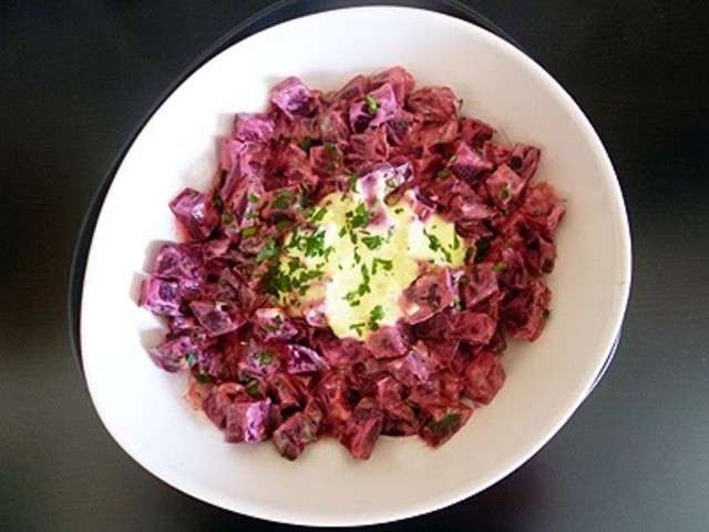 Recettes de Salade de betterave de Toqués2cuisine
