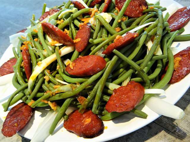 Recettes de Salade de haricots verts frais