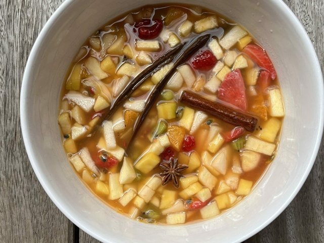 Recettes de Salade de fruits et Sirop