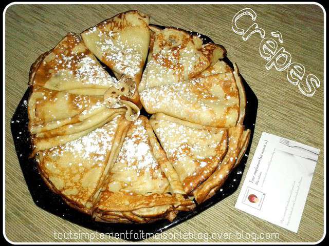 Recettes de Crêpes de Tout simplement fait maison